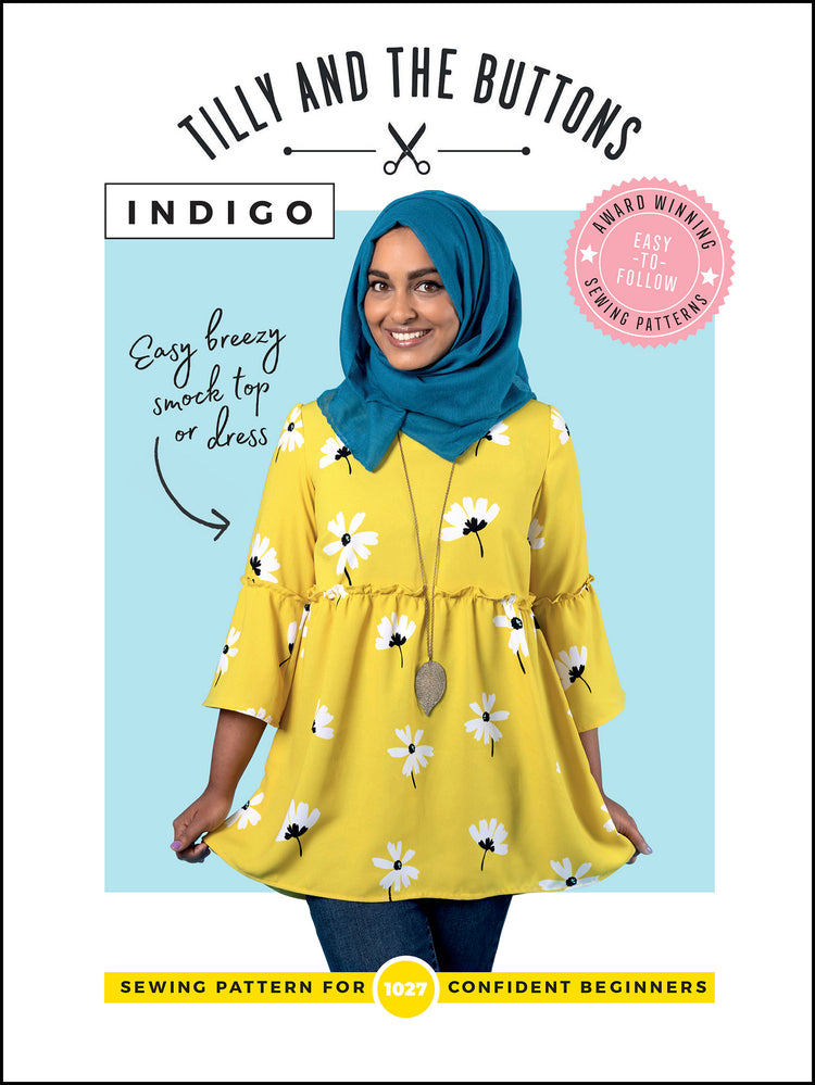 Indigo Dress Sewing Pattern – Spool And Spindle Printshop